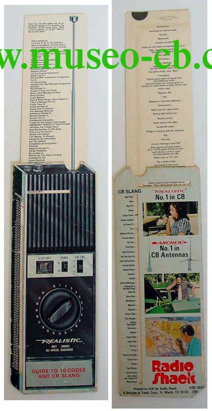 Guía Realistic Radio Shack - Museo CB
