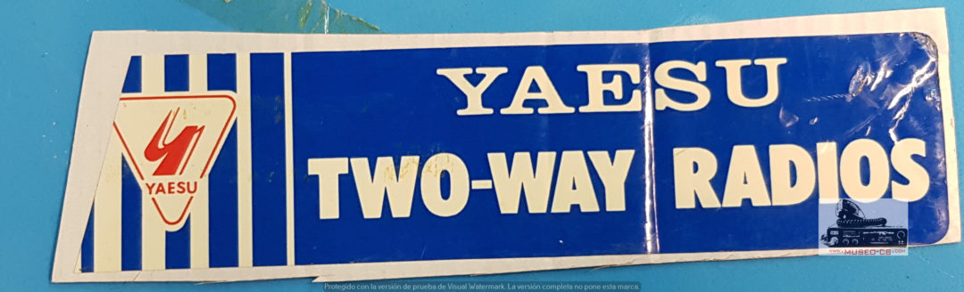 Pegatina Yaesu - Museo CB
