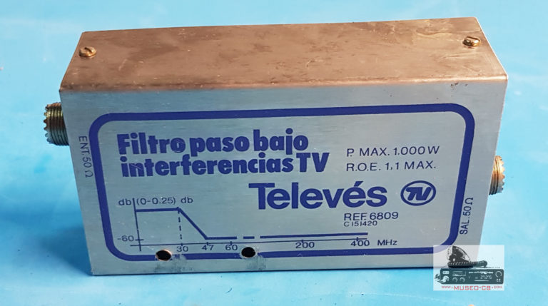 Televés filtro paso bajo 6809 - Museo CB